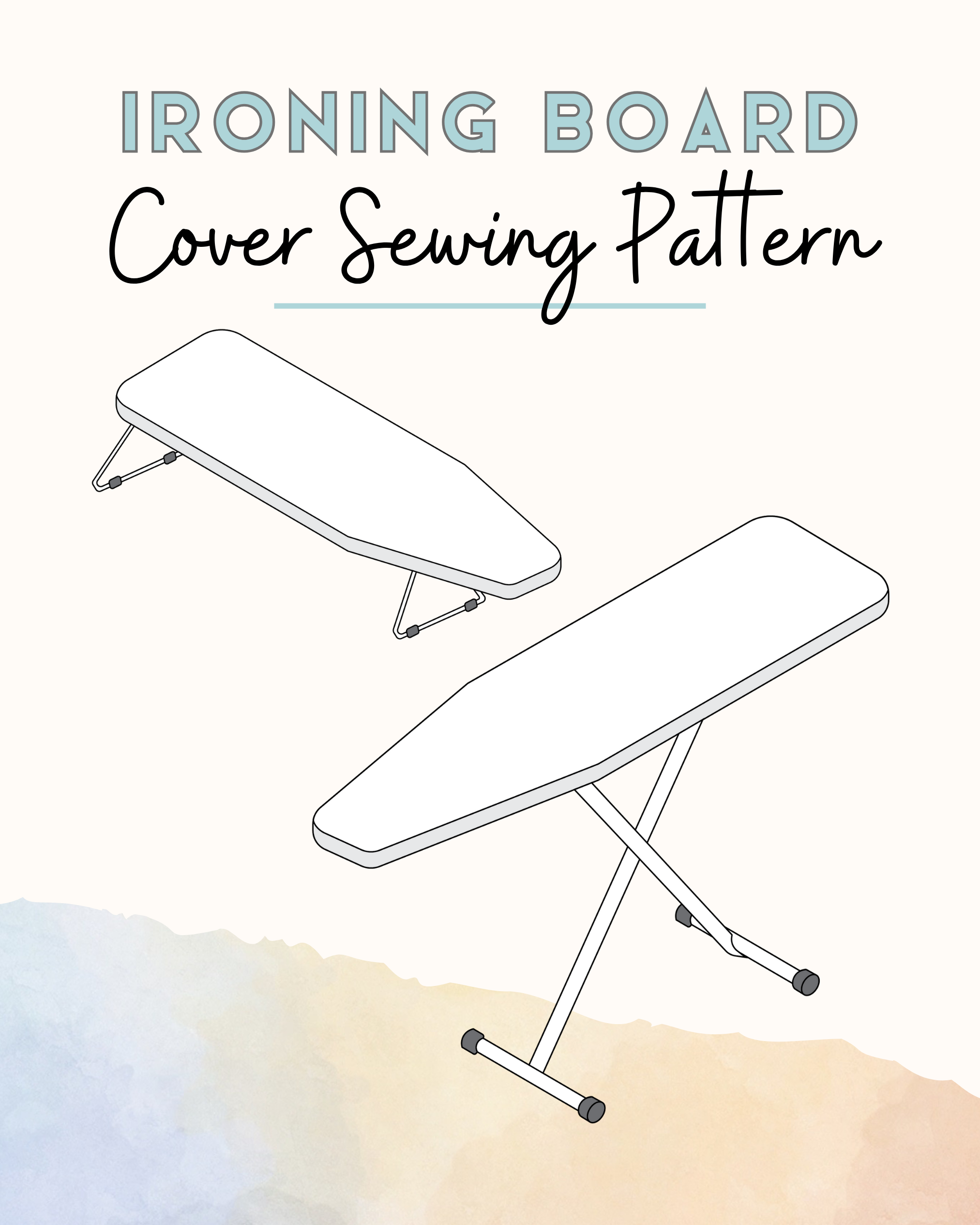 Ironing Board Cover | FREE Sewing Pattern – Sew Into That